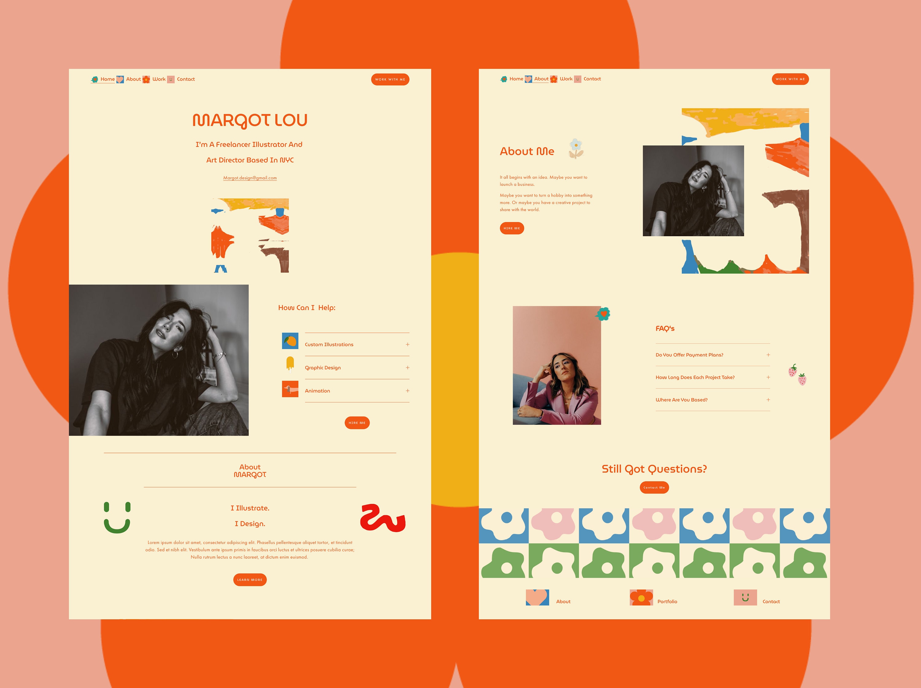The Creative Designer Portfolio | Squarespace 7.1 Website Template ...