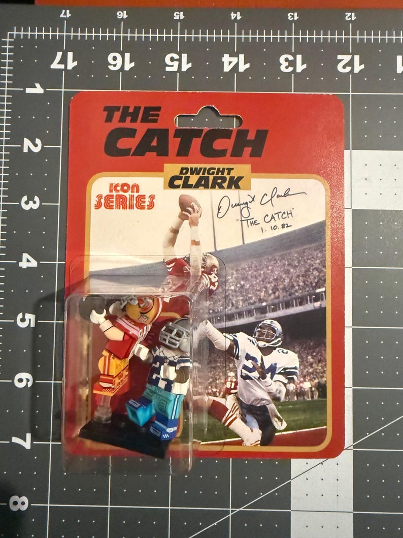 Dwight Clark the Catch San Francisco 49ers Minifig Collectable. - Etsy