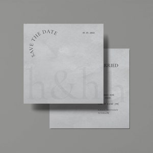 Save the Date / Template / Modern + Timeless / 01 – Easily to Update ...