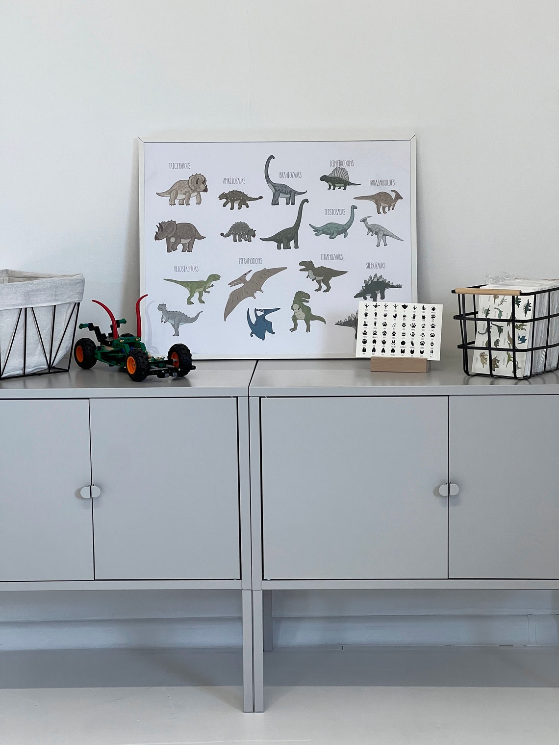 Printable Dinosaur Poster | Horizontal | 50x70cm, 27,5x19,75 ...