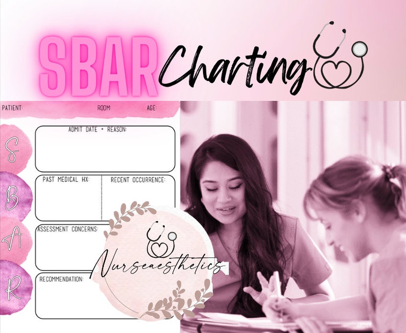 SBAR Nurse Report Sheet|nurses and Nursing Students - Etsy