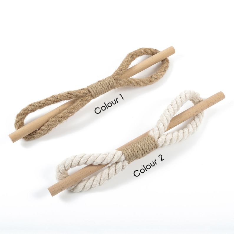 Handmade Braided Curtain Tiebacks, Farmhouse Tie Backs Rustic Holdbacks ...