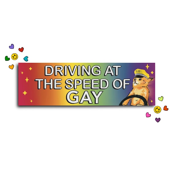 Gay Bumper Stickers - Etsy