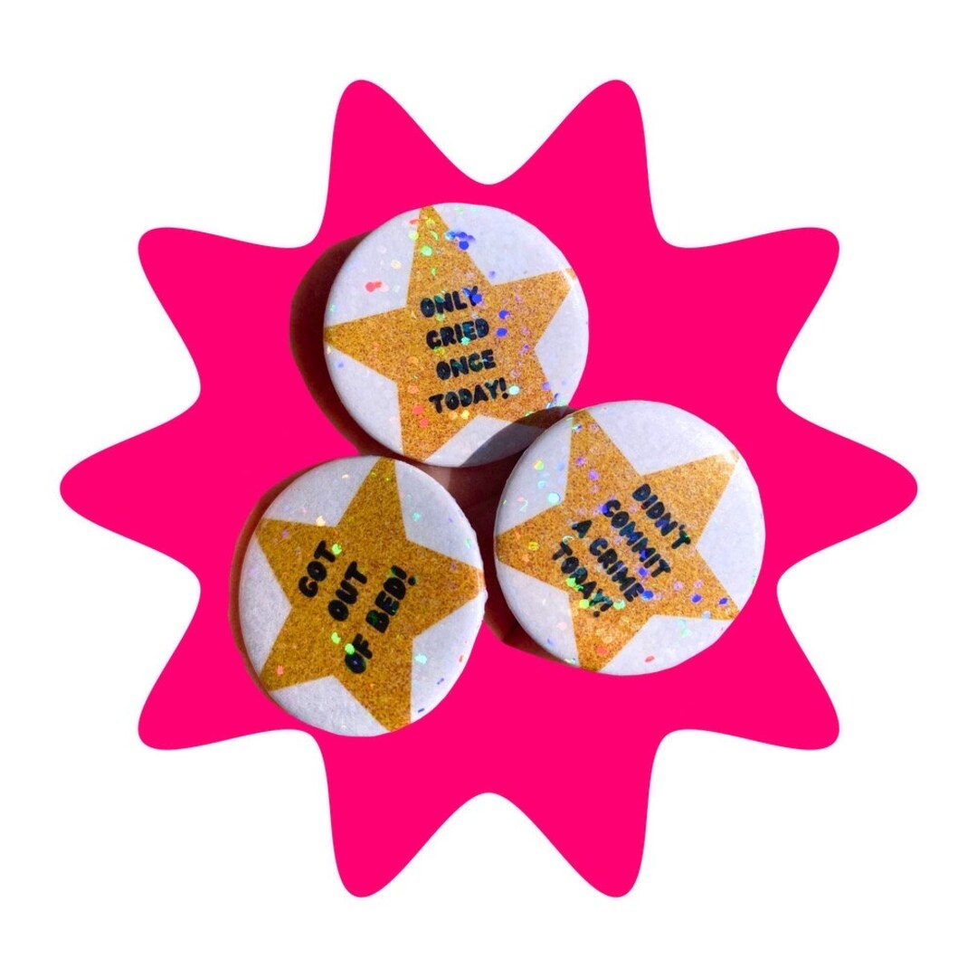 Everyday Achievement Star Buttons - Etsy