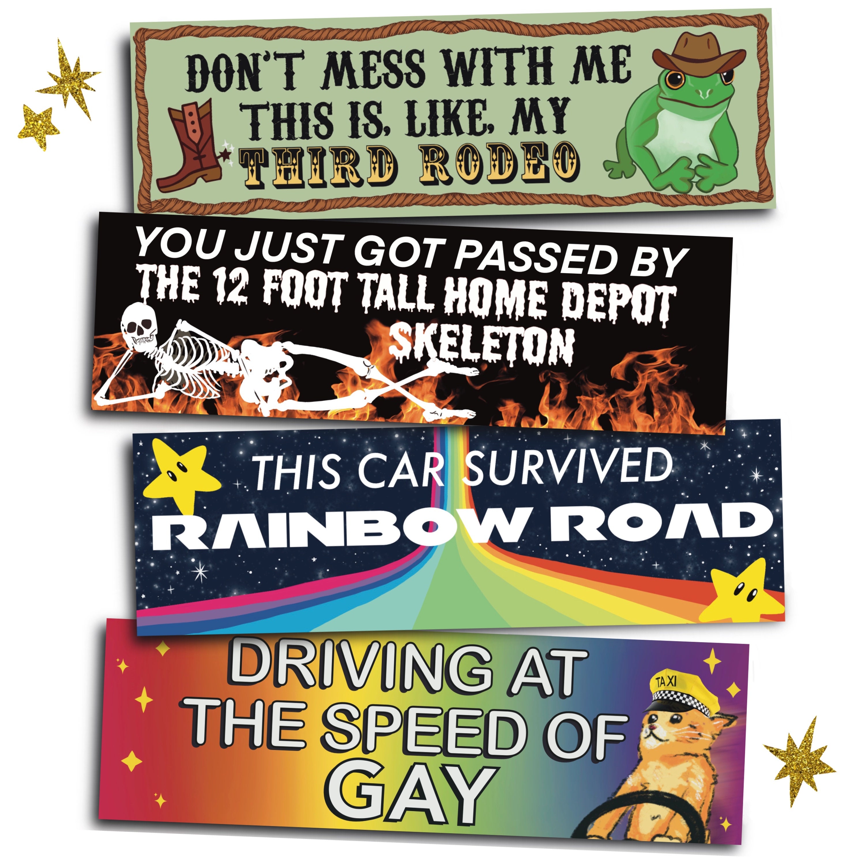 Frog Rodeo Bumper Sticker - Etsy