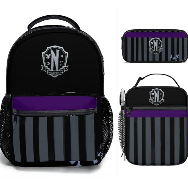 Wednesday Addams Lunch Bag - Etsy
