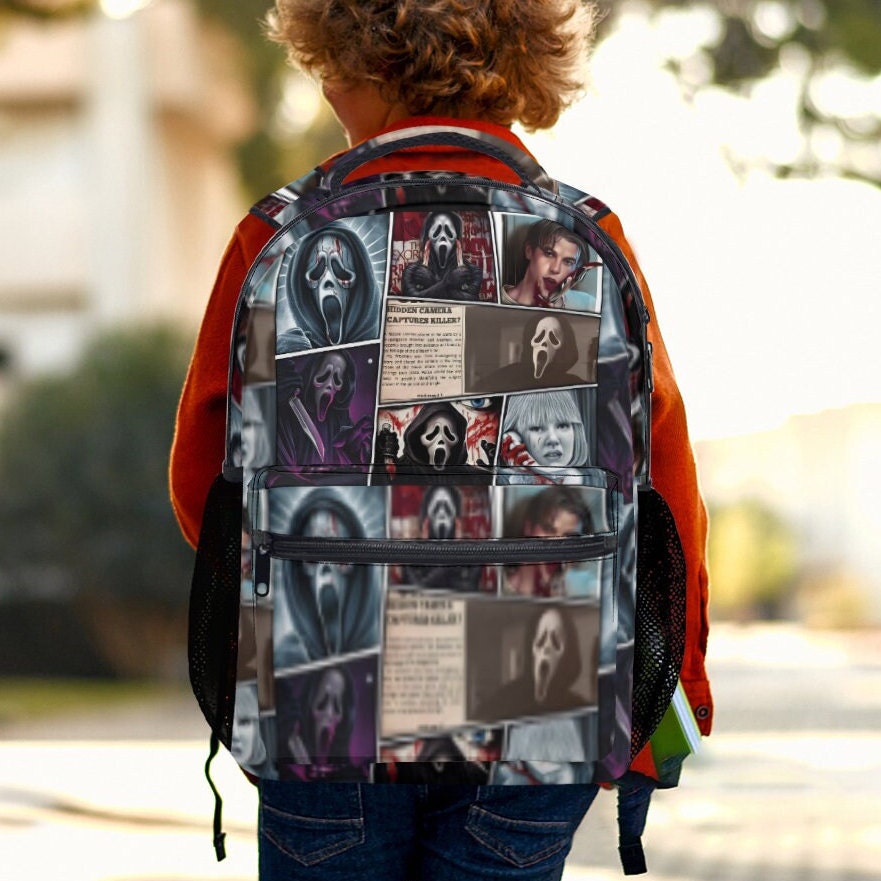 Ghostface Scream Gothic Backpack Stylish Oxford Cloth Bag for Gothic ...