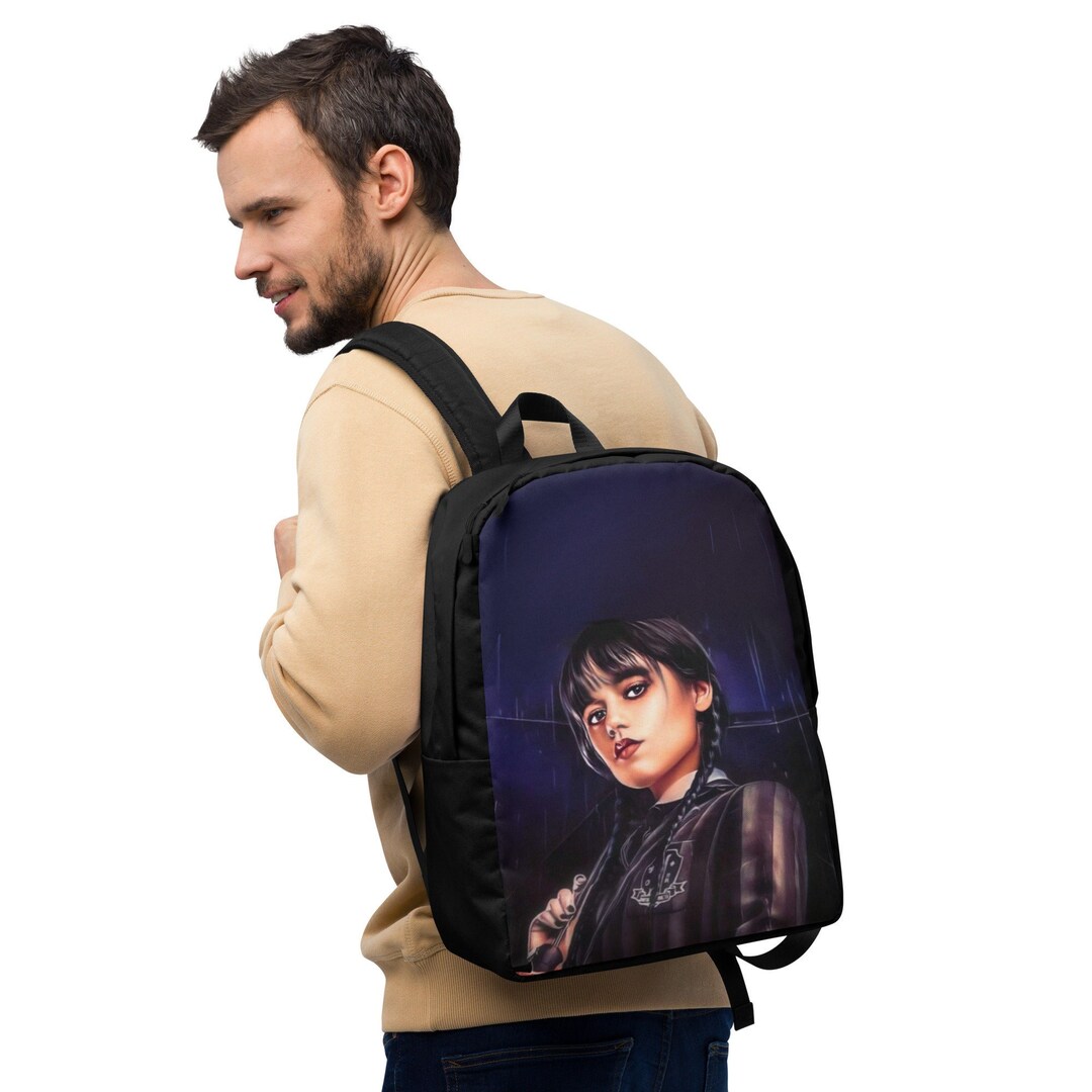 Wednesday Addams Backpack Addams Family Backpack Gothic - Etsy