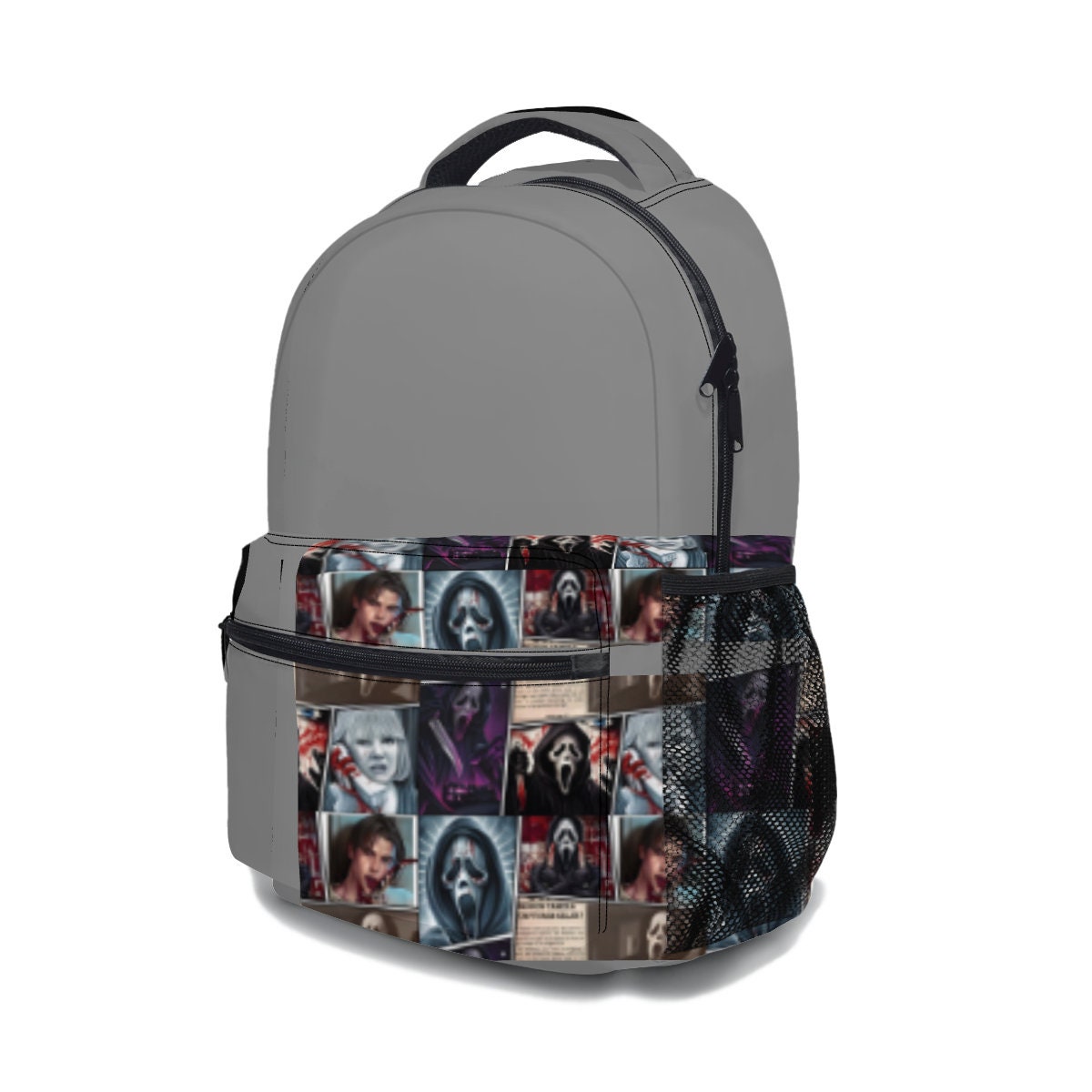 Ghostface Scream Gothic Backpack Stylish Oxford Cloth Bag for Gothic ...