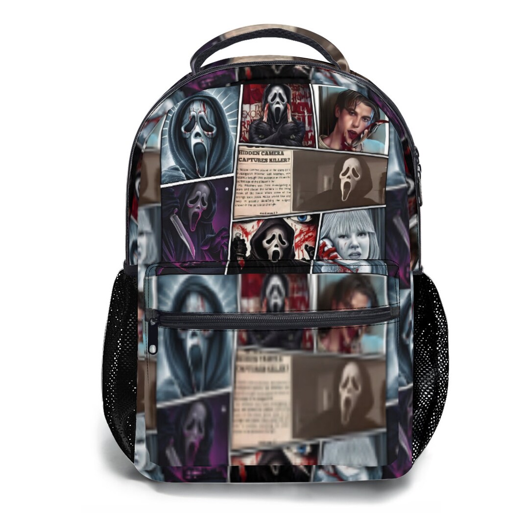 Ghostface Scream Gothic Backpack Stylish Oxford Cloth Bag for Gothic ...