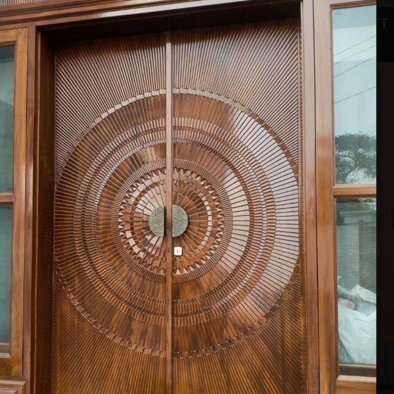 Wooden Main Door Design - Etsy