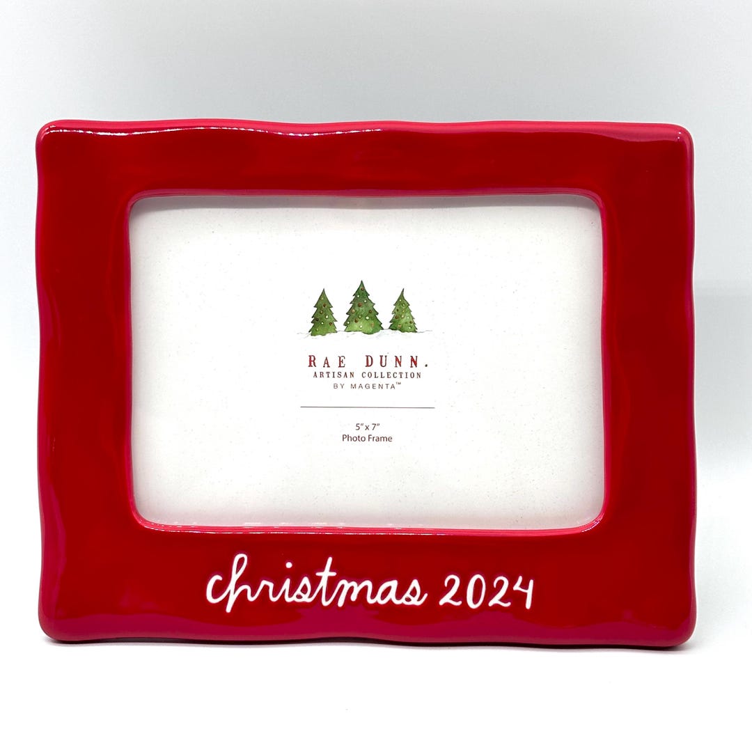 Rae Dunn CHRISTMAS 2024 Ceramic Photo Picture Frame 5x7 - Etsy