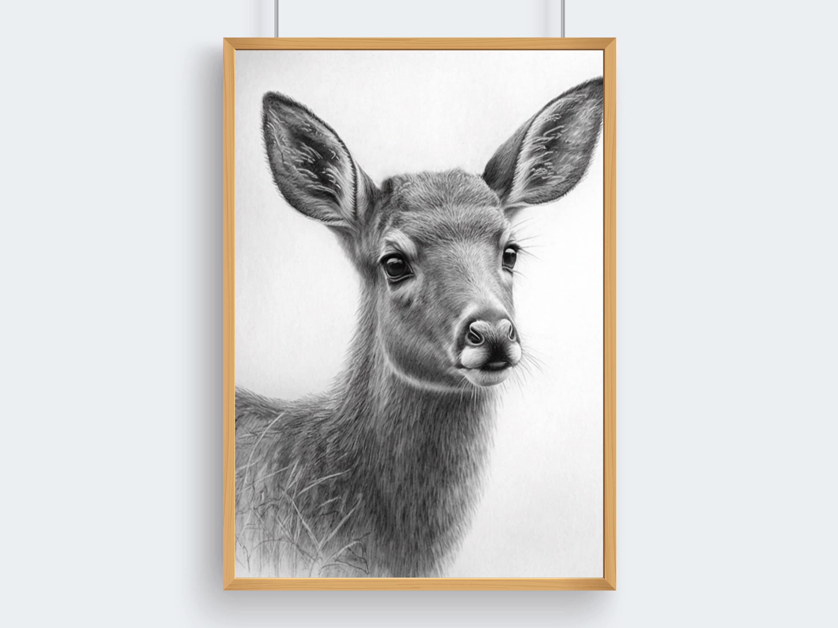 Pencil Drawings Of Deer