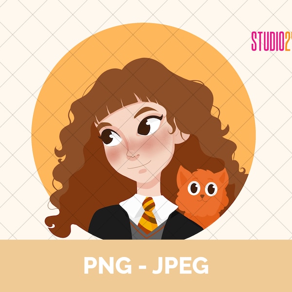 Hermione Granger Svg - Etsy