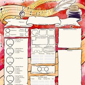 Gothic Vibes Character Sheet D&D 5e - Etsy Canada