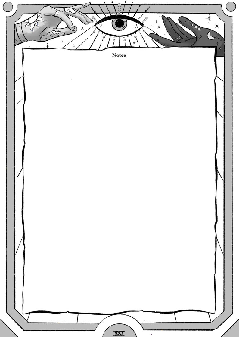 Cosmic Monk Dnd 5e Character Sheet: Illustrated PDF Journal - Etsy UK