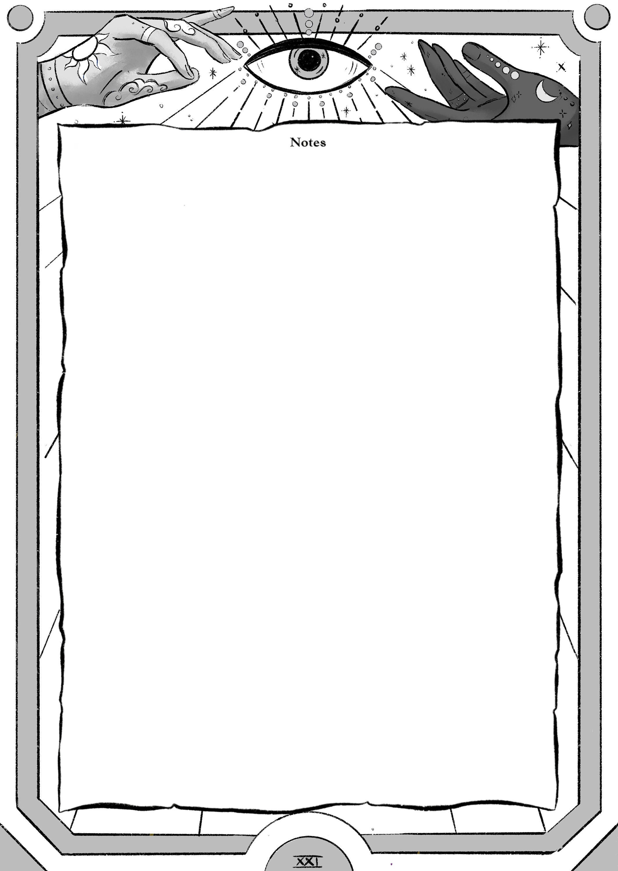 Cosmic Monk Dnd 5e Character Sheet: Illustrated PDF Journal - Etsy