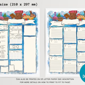 Adventuring Gear Dnd Character Sheet / Dnd Character Sheet PDF ...