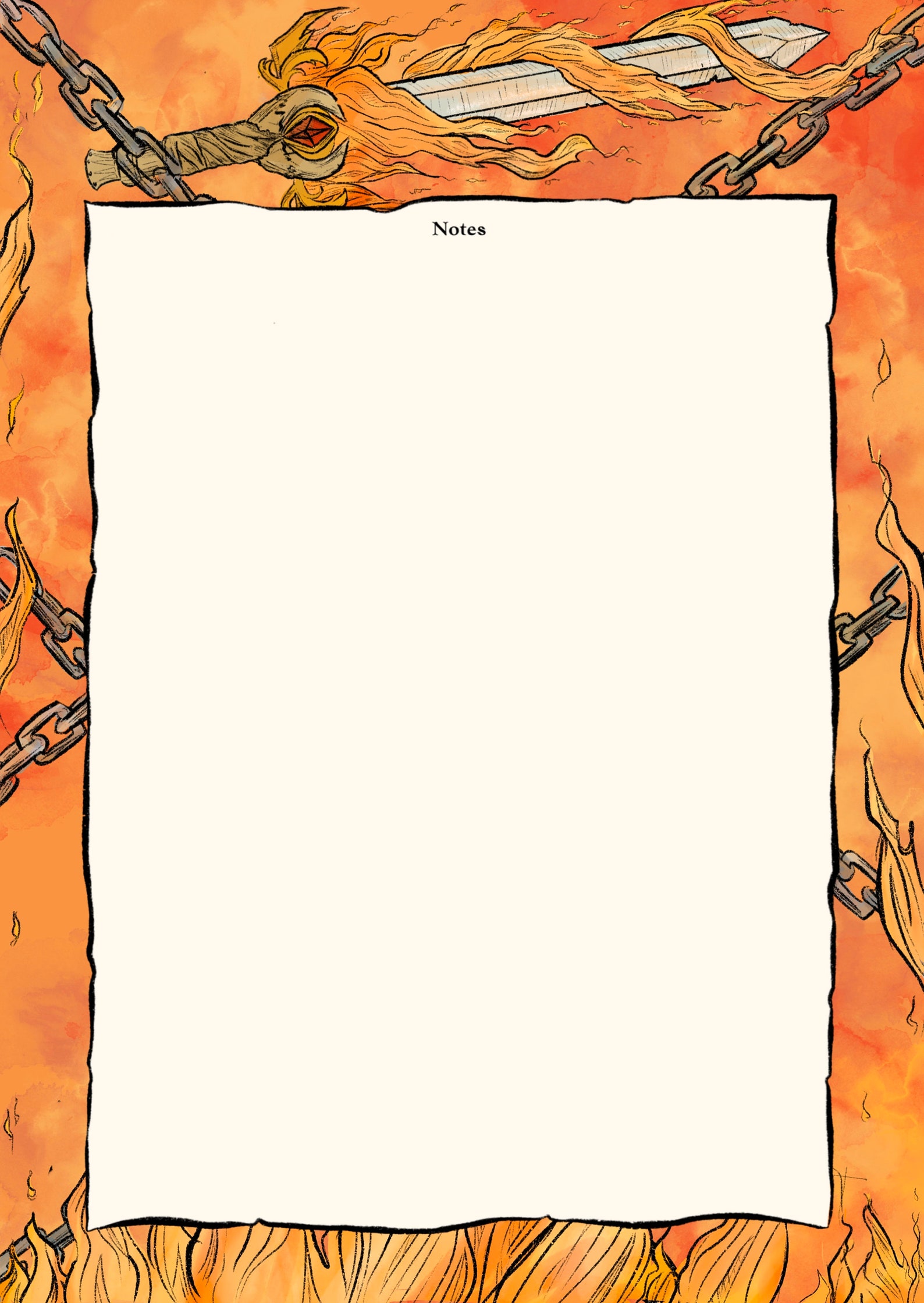 Inferno / Dnd Character Sheet PDF / Dnd 5e Character Sheet Druid Dnd ...