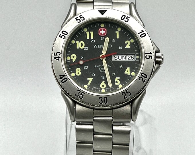 Wenger Vintage 90’s Swiss Army SMT Design Unisex Watch Working - Etsy