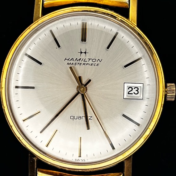 Hamilton Vintage 1960's Masterpiece 10K Gold Filled … - Gem