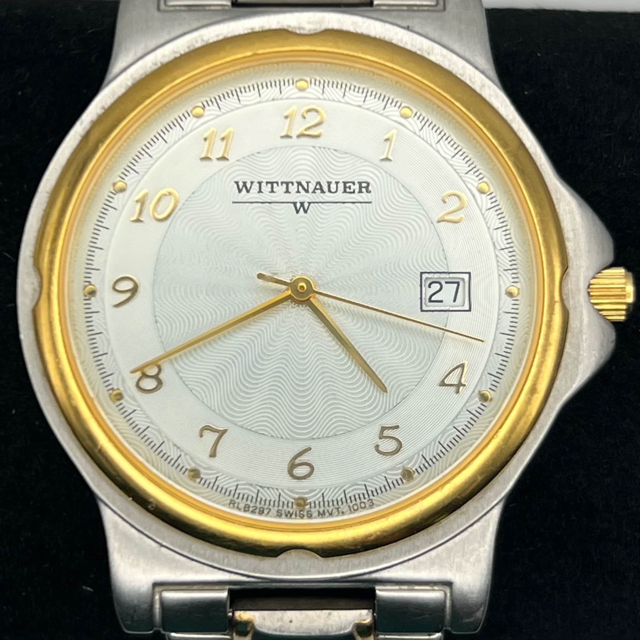 Wittnauer Swiss Vintage Quartz Silver Gold Tones Unisex Watch - Etsy