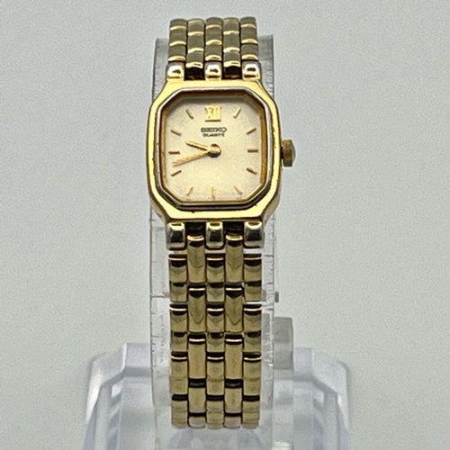 Seiko Vintage Petite Oval Gold Watch Working - Etsy