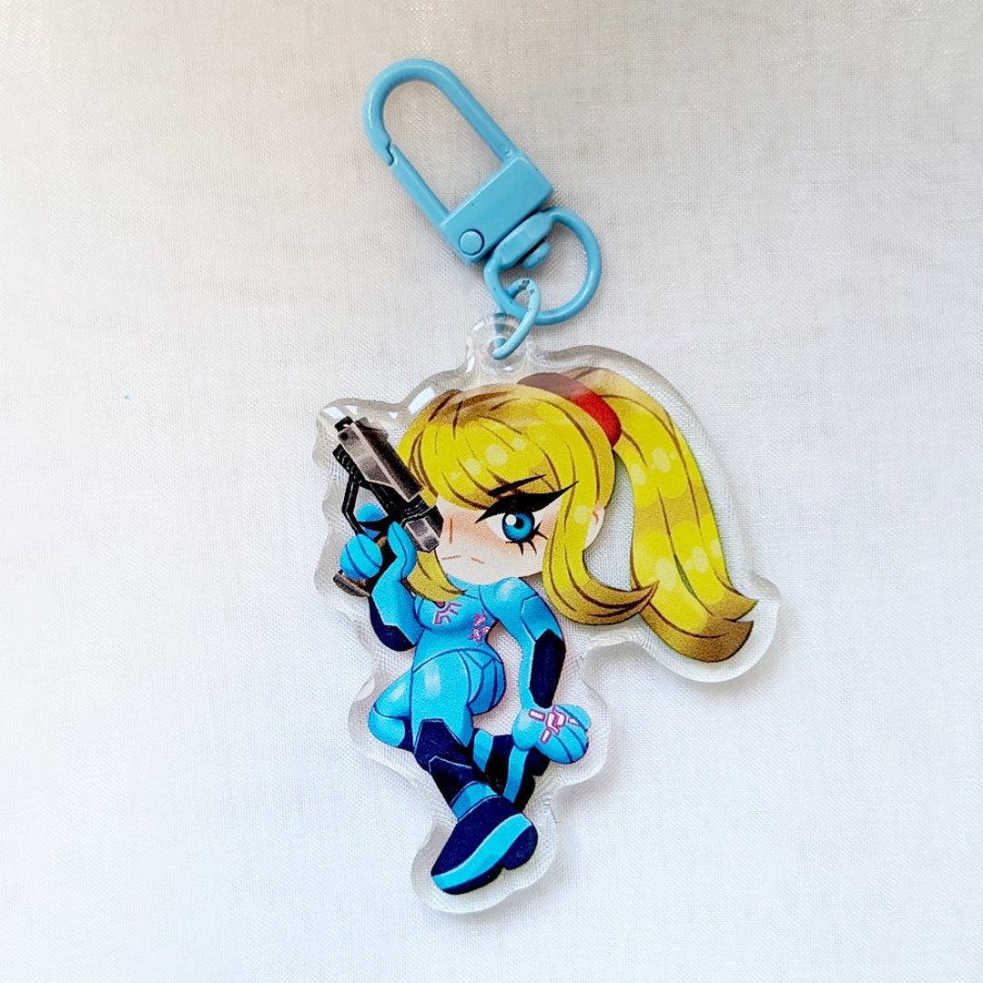 Metroid Samus & Justin Bailey Double-sided 2.5 Keychain - Etsy