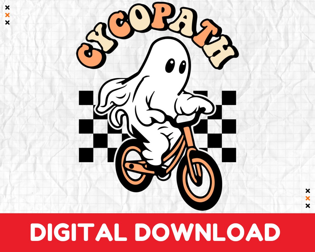 Cycopath Svg Halloween Cycling Svg Cycologist Svg Cute - Etsy
