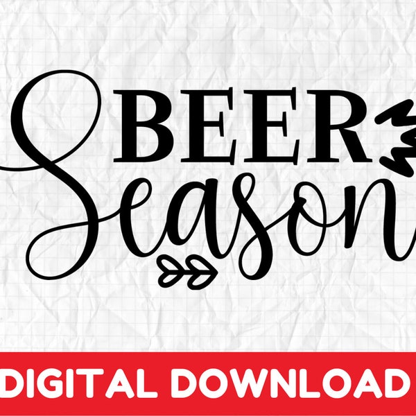 Beer Season Svg - Etsy