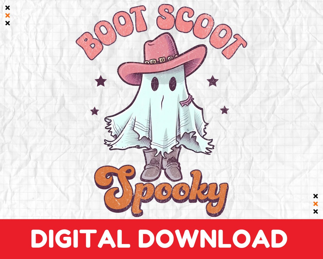 Boot Scoot Spooky Svg, Spooky Season Png, Halloween Svg, Groovy ...