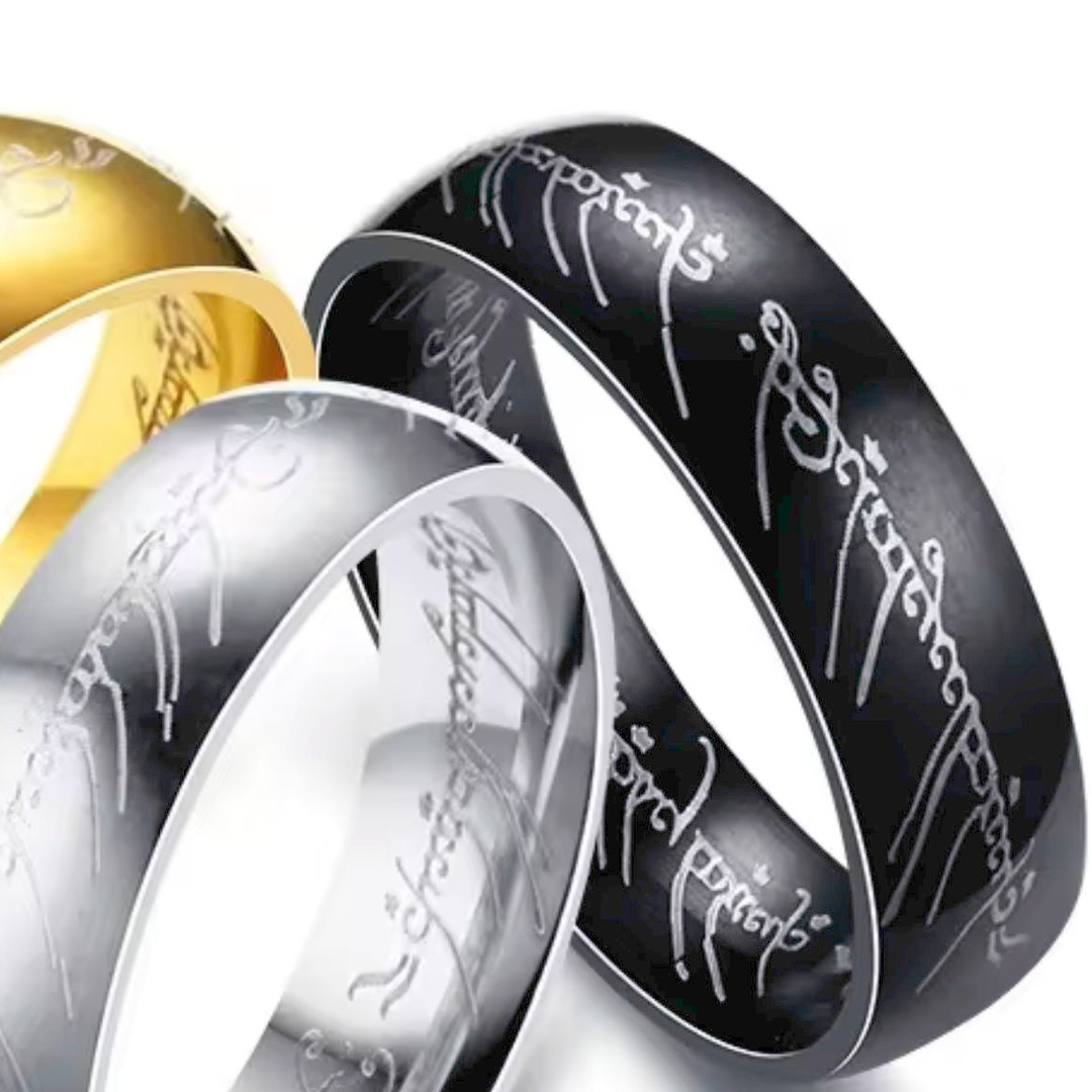 Stainless Steel Black Jesus Cross Ring Finger Rings Jewelry Fashion ...