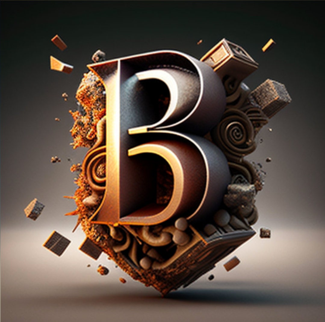 3D Abstract Letter Art | 3D Lettering Masterpiece | 3D Typography ...