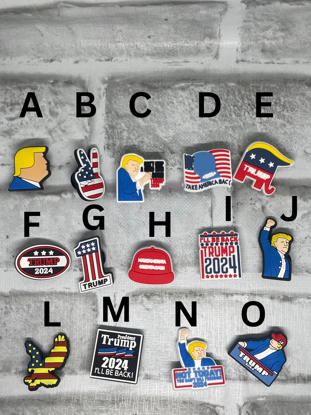 Show Your Support With Political Candidate Shoe Charms Trump Shoe ...