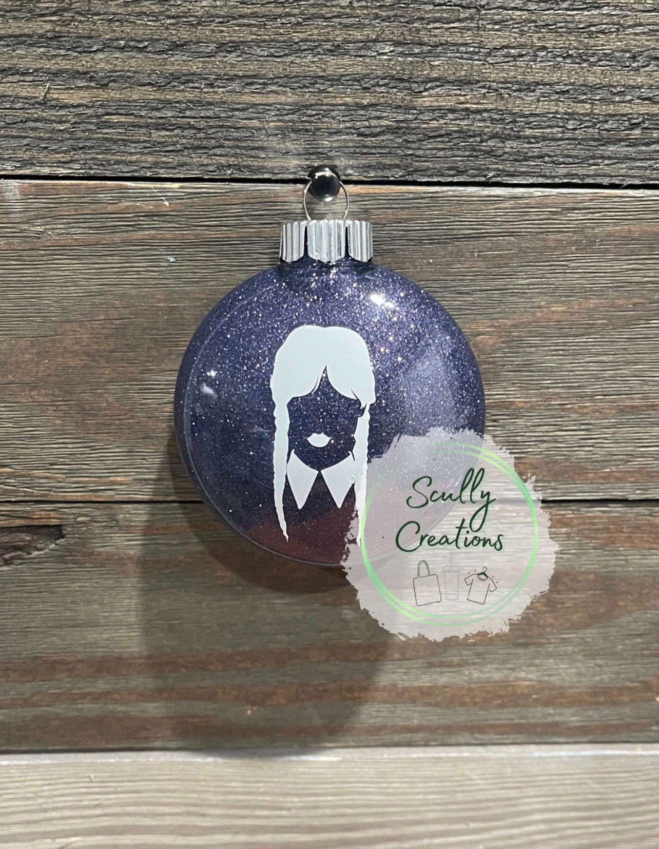 Wednesday Flat Disc Ornament, Wednesday Addams, Ornaments, Christmas ...