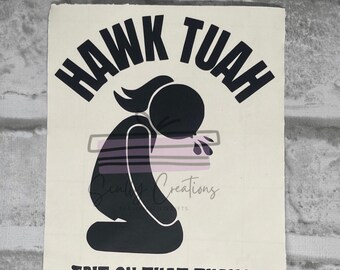 Hawk Tuah Car Decal - Etsy