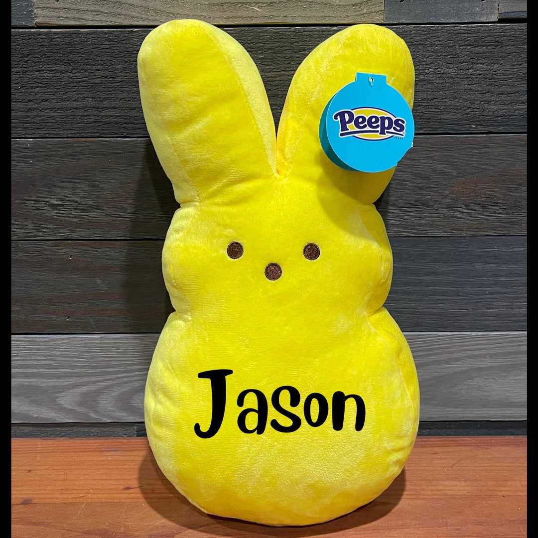 Personalized Peep Bunny, Easter Bunny, Easter Plush, Sublimation ...