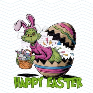 Happy Easter Grinch File, Easter Digital Downloads, Grinch Instant ...