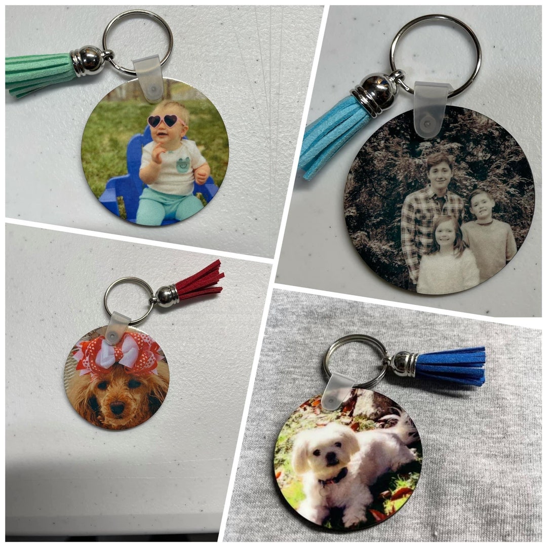 Picture Keychain, Picture Bag Tag, Photo Keychain, Photo Bag Tag ...
