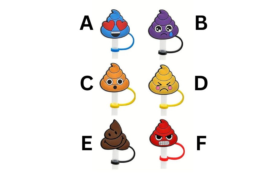Funny Poop Straw Topper, Poop Straw Accessories, Straw Covers, Straw ...