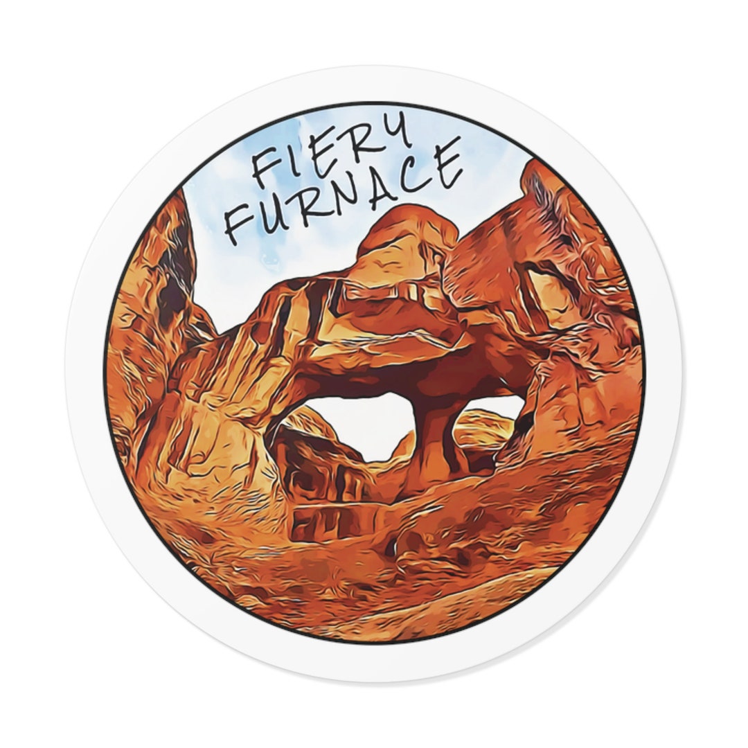 Fiery Furnace Arches National Park Sticker - Etsy