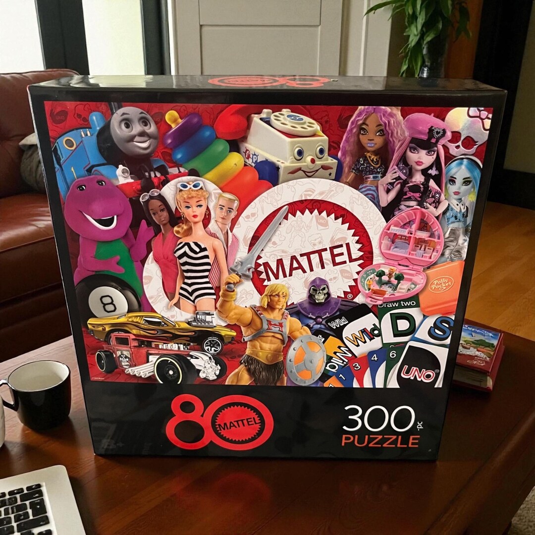 300 Piece Puzzle Collage 80 Years of Mattel - Etsy