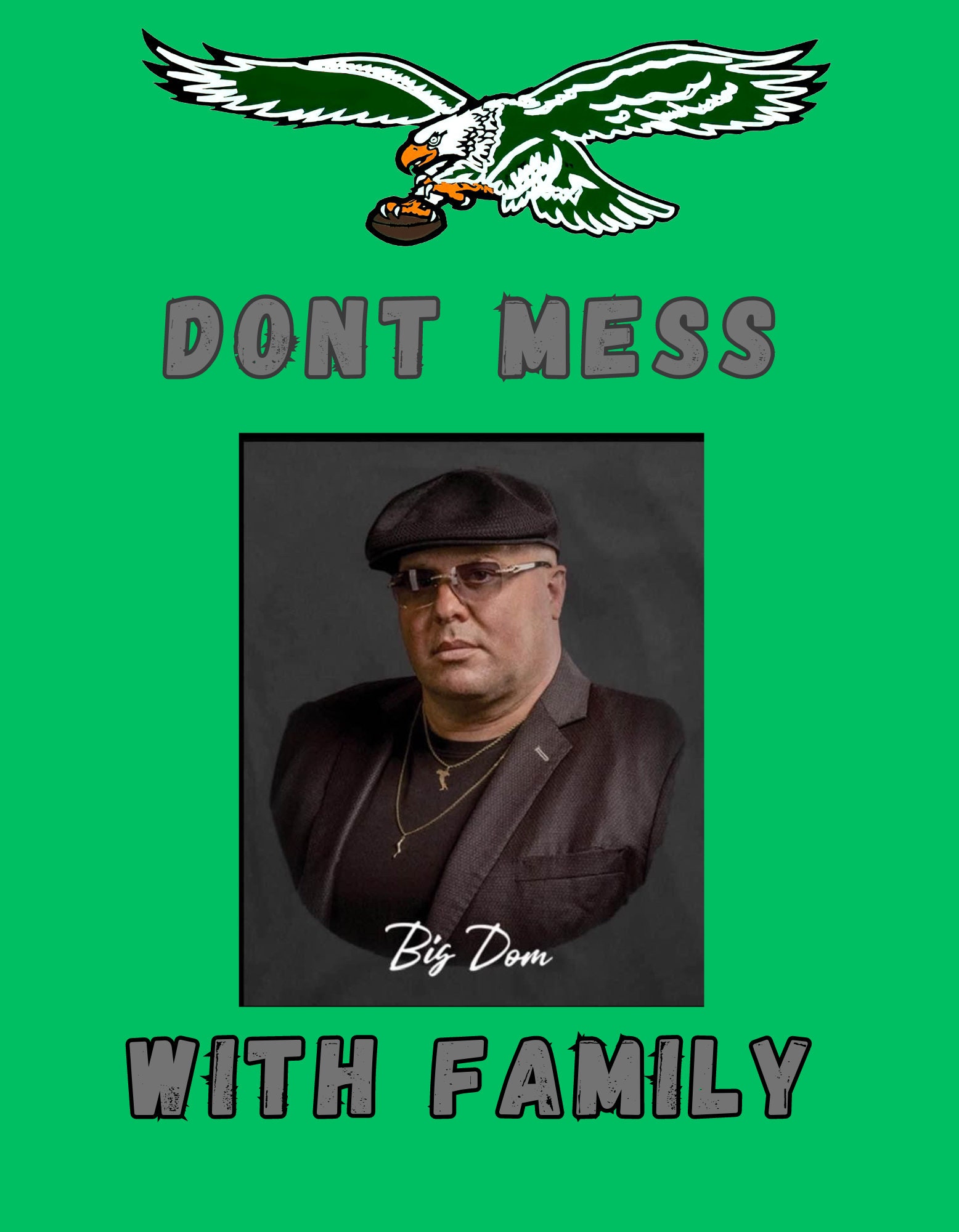 Eagles Big Dom Security - Etsy