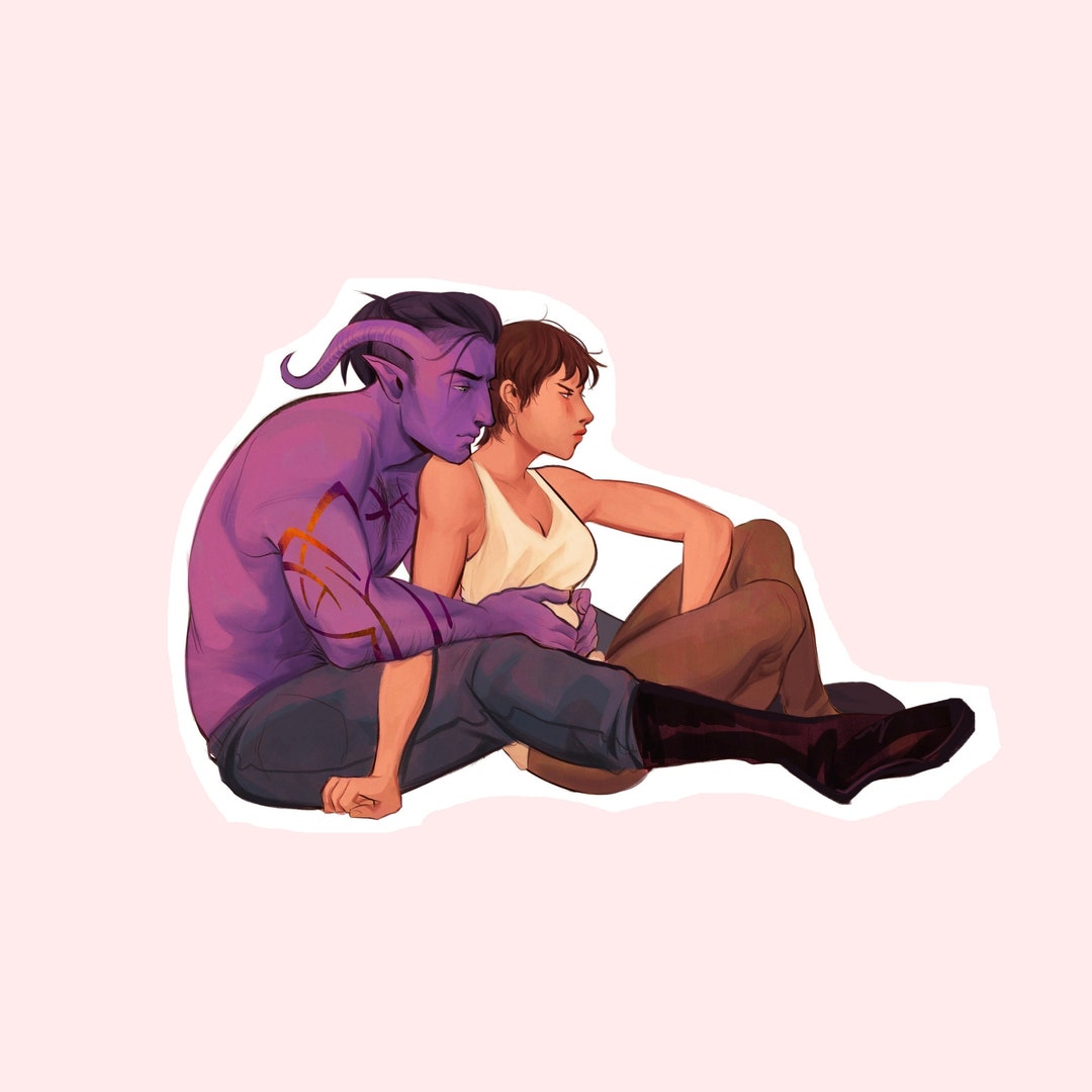 Chibi Sticker of Jaxar and Vanessa - Etsy