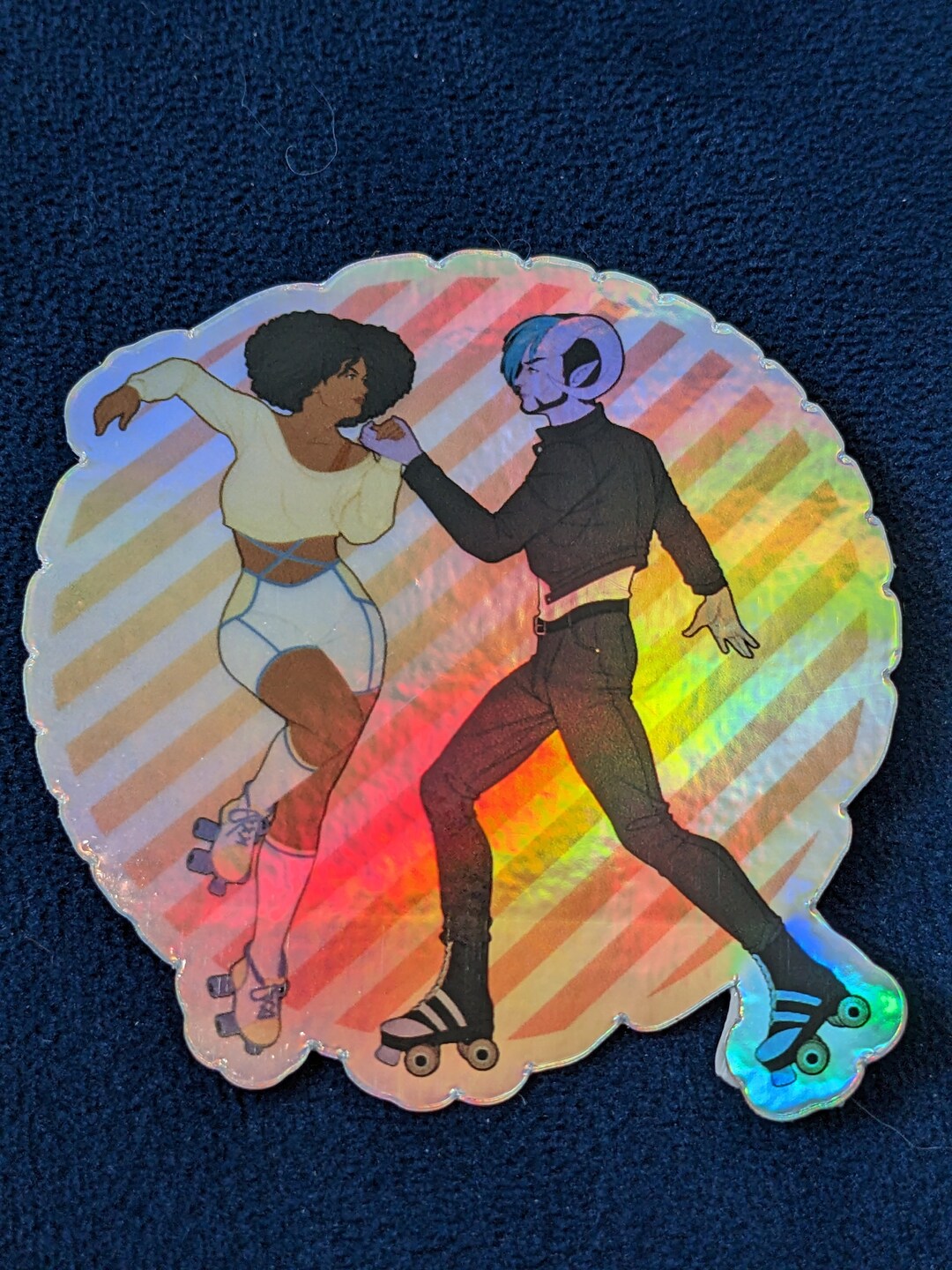 Holographic Sticker of Lorran and Wyn - Etsy