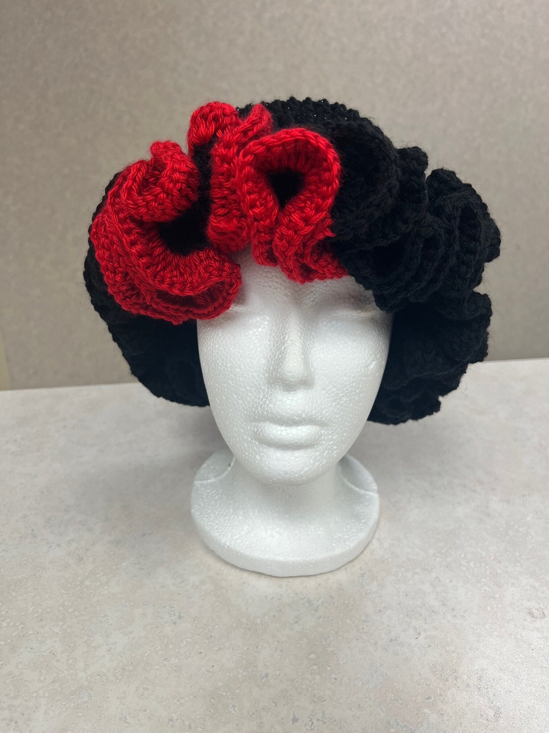 Crochet Ruffle Hat, Crochet Bucket Hat, Custom Crochet Hat, Crochet Sun ...