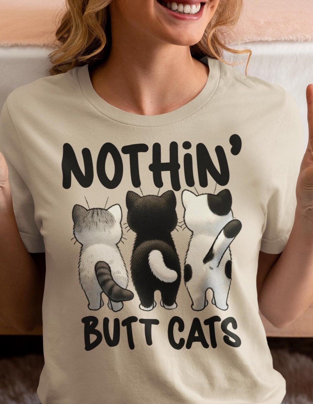 Nothing Butt Cats, Funny Cat Shirt, Perfect Cat Lover Gift, Cat Mom Dad ...