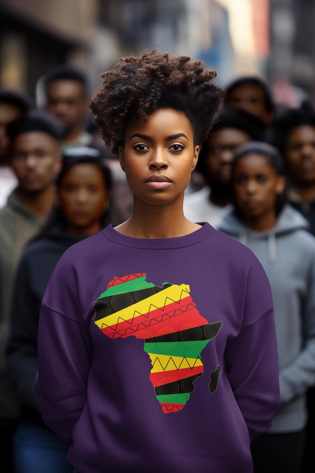 Africa Map Sweatshirt: Black History Month Unisex Crewneck - Etsy