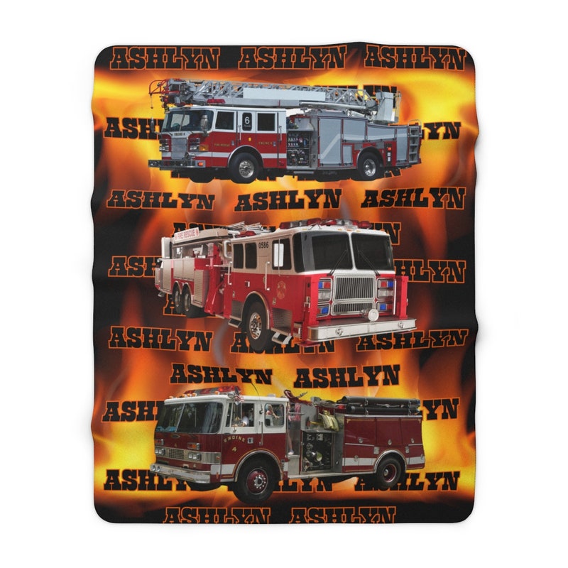 Fire Truck Blanket - Etsy