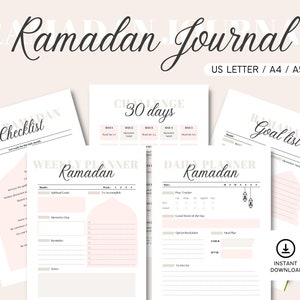 Printable Ramadan Planner 2023 Eid Mubarak Muslim Planner - Etsy